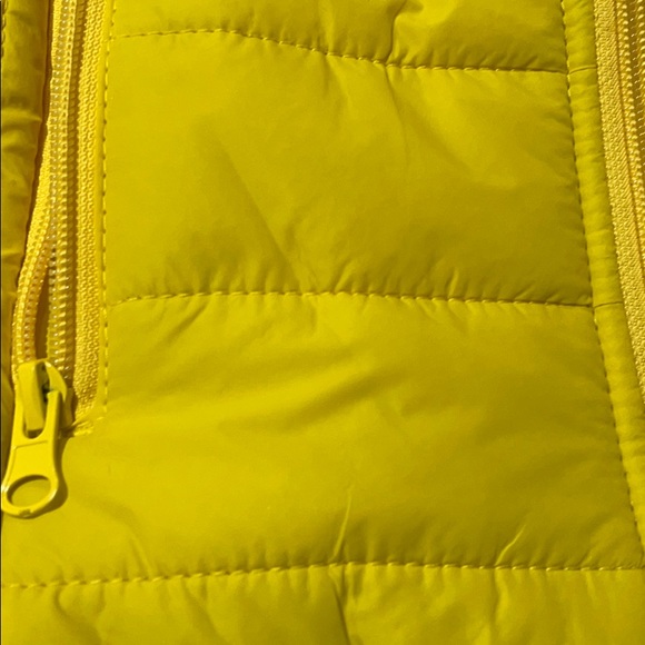 bocini | Jackets & Coats | Bocini 4 Bright Yellow Puff Front Zip Jacket ...